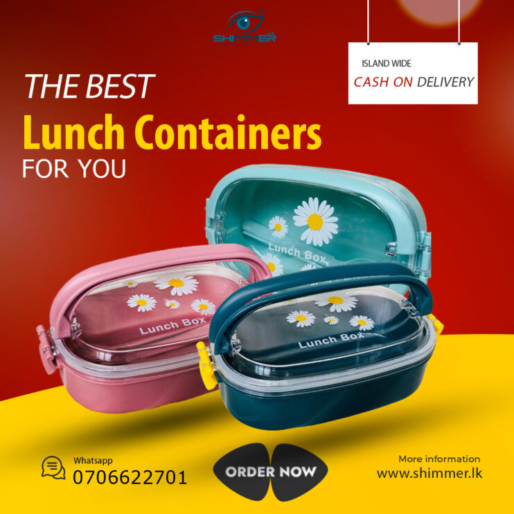 Flower Lunch Box (2209) - shimmer.lk